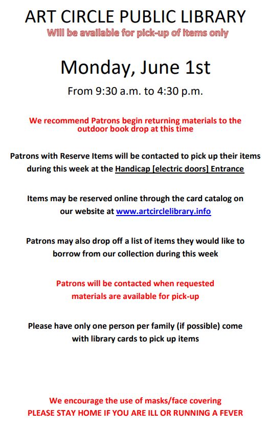 06-01-2020 Library Update – Cumberland County